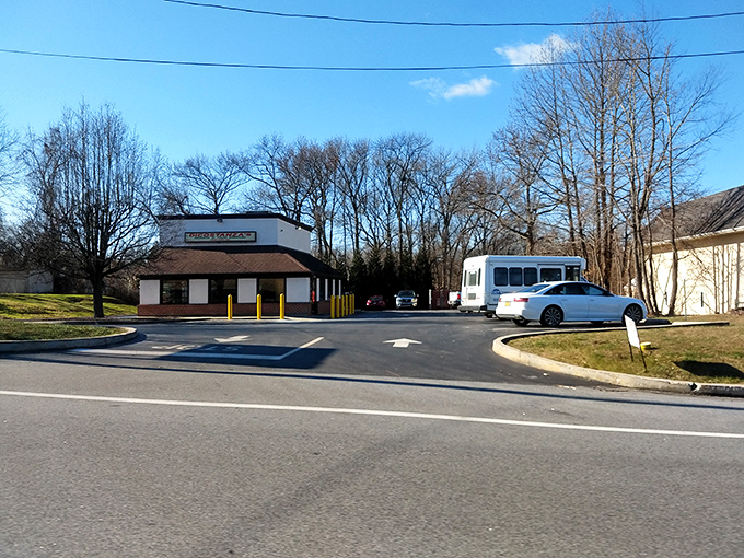 The unassuming exterior of DiCostanza's in Linwood might not scream "food destination," but those yellow bollards are guarding culinary treasure worth seeking out.
