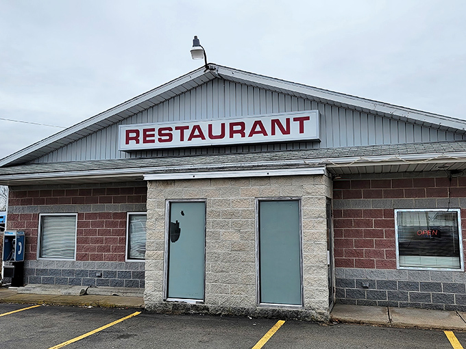 The unassuming exterior of Mary's might make you drive past, but locals know better than to judge this breakfast paradise by its cinder block cover.