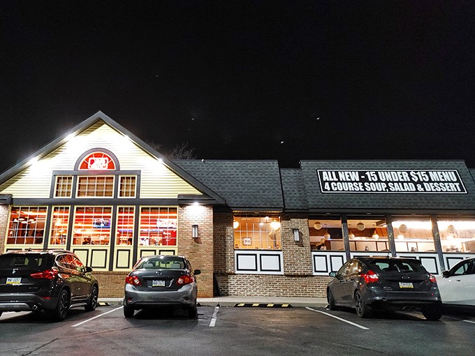The classic brick exterior of Limerick Diner stands like a beacon for hungry travelers. That sign promises breakfast salvation at prices that won't break the bank.