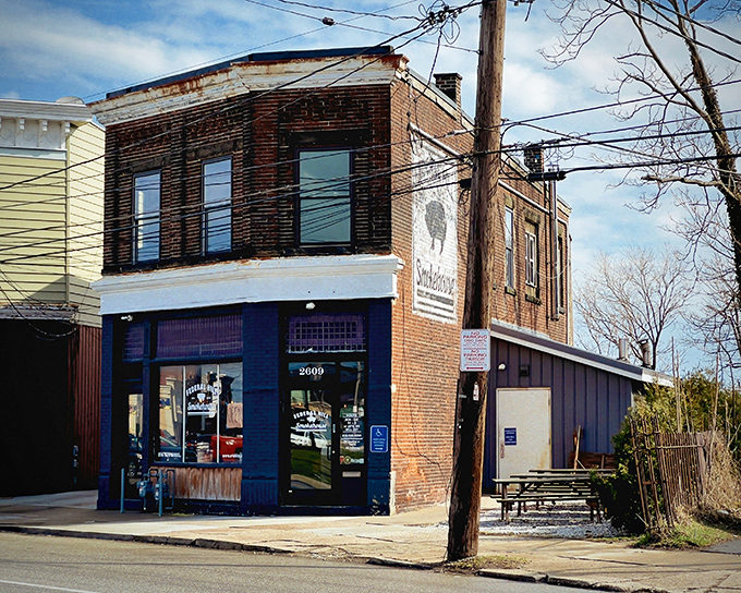 The unassuming blue brick exterior of Federal Hill Smokehouse hides culinary treasures that would make even the most dedicated vegetarian consider a career change.