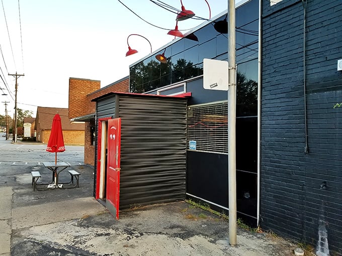 The unassuming exterior of Nu-Way Lounge hides culinary greatness like a superhero's secret identity. That Pabst sign isn't retro chic&mdash;it's authentically unchanged.