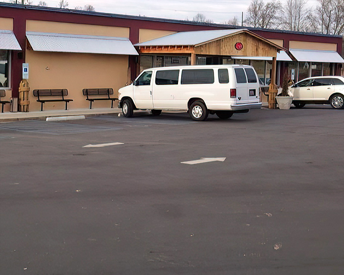 The rustic wooden exterior of Captain Steve's welcomes seafood lovers with cheerful yellow flowers and nautical charm&mdash;a landlocked lighthouse for hungry sailors.