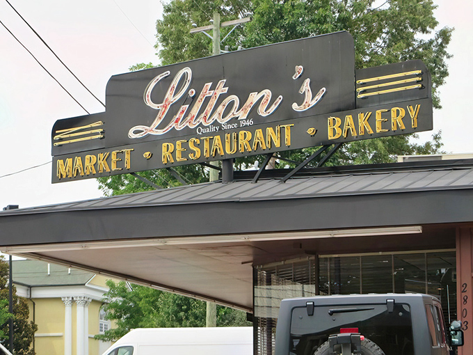 That classic neon glow promises the kind of comfort food that makes your heart sing louder than karaoke night.