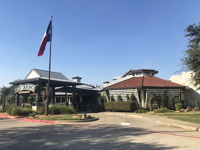The Ranch welcomes you with rustic charm and Texas swagger, where ornamental grasses wave hello like old friends at the front door.