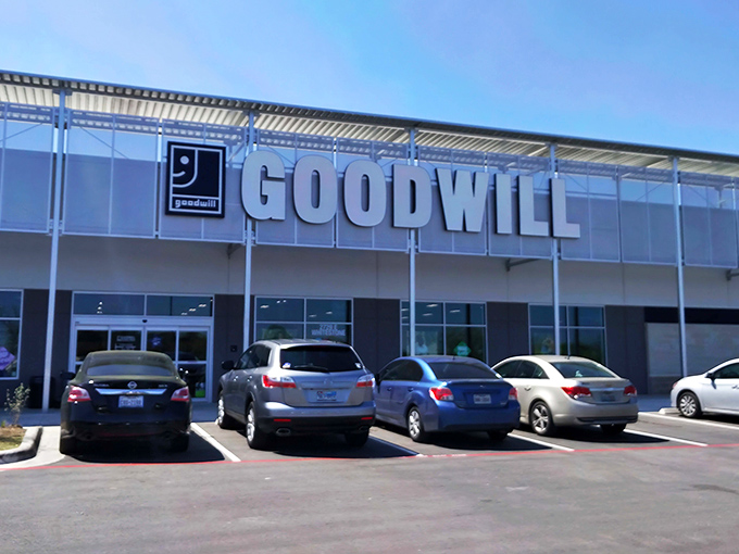 The treasure hunt begins at this unassuming storefront, where bargain hunters' dreams come true and wallets breathe sighs of relief.