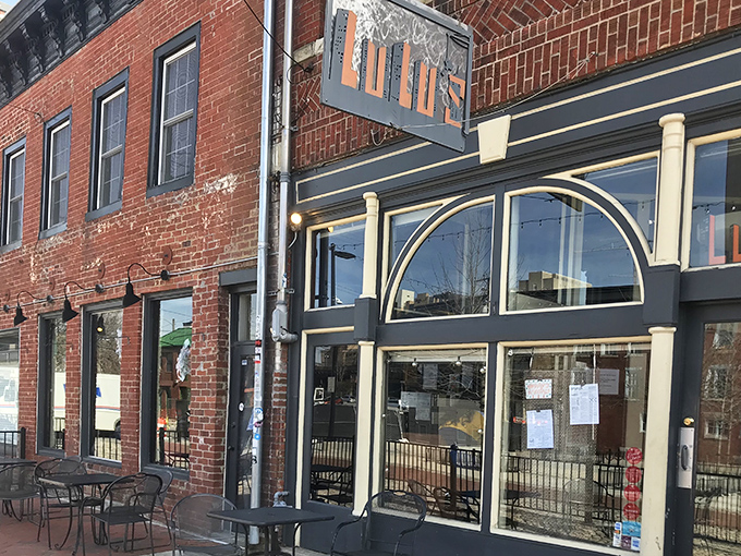 Brick and charm: Lulu's unassuming exterior in Richmond hides culinary treasures that locals have been trying (and failing) to keep secret for years.