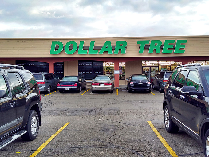 The iconic green signage beckons like a beacon of budget-friendly bliss. Wisconsin shoppers know this Whitney Way landmark means treasure hunting season is open!