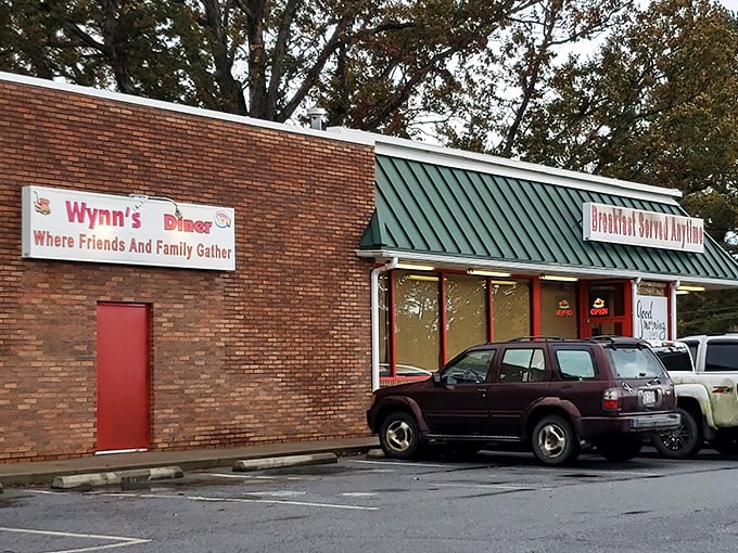 The unassuming brick exterior of Wynn's Diner promises no frills, just honest food. Like a culinary speakeasy, the best spots never need flashy signs.