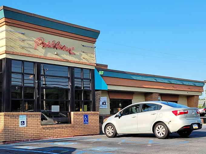 The unassuming brick exterior of Parkland Restaurant might not win architectural awards, but inside those walls, breakfast dreams come true daily.