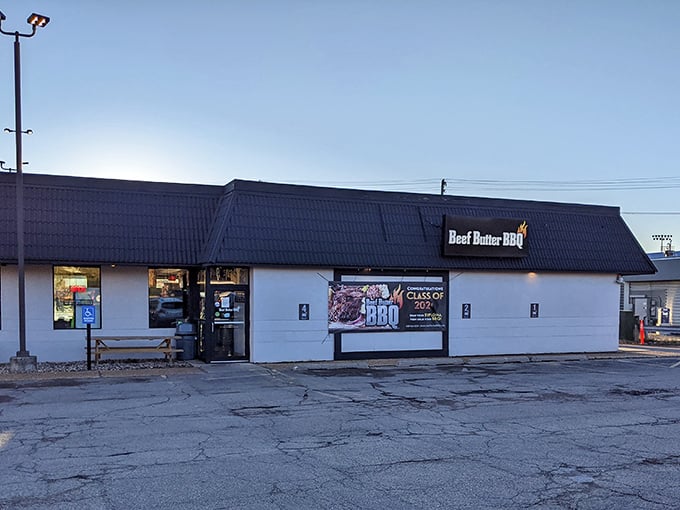 Don't let the humble exterior fool you &ndash; behind this unassuming fa&ccedil;ade lies a barbecue paradise that's been known to convert vegetarians with a single whiff.