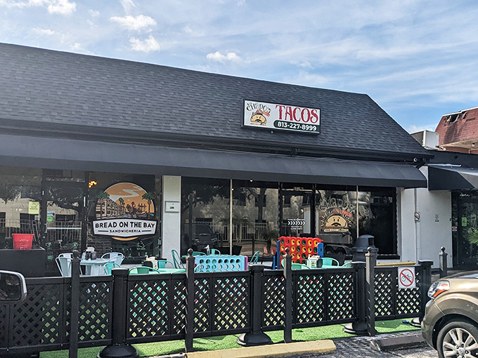 The unassuming exterior of Bread On The Bay hides sandwich greatness within, like finding a Picasso at a yard sale.