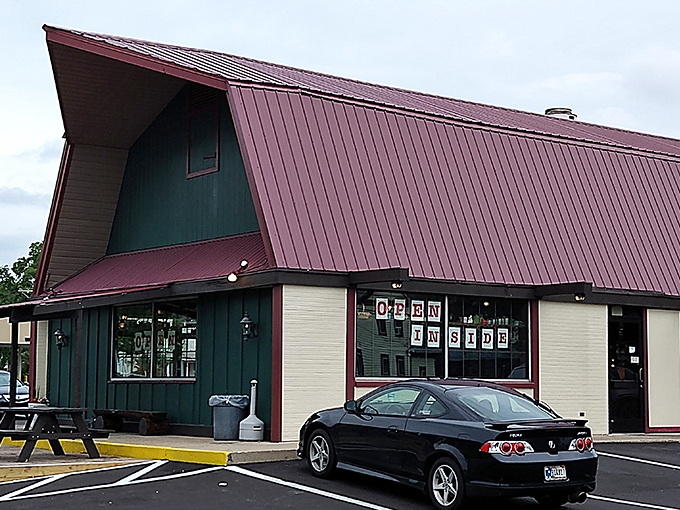 That iconic red roof isn't just architecture&mdash;it's a beacon of burger hope for hungry Daytonians seeking comfort food paradise.