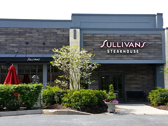 Sullivan's exterior welcomes you with understated elegance, like that friend who doesn't need to brag because their cooking speaks volumes.