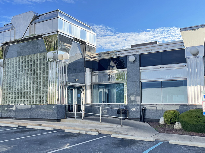 Chrome-clad and proudly retro, Springfield Diner's exterior gleams like a time machine ready to transport you to flavor country.