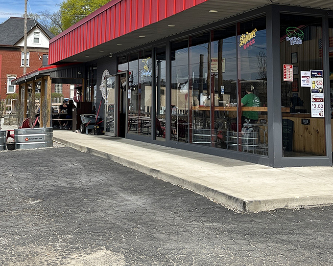 The unassuming red-awninged exterior of Off the Rails might not scream "barbecue paradise," but that's exactly what makes this Verona gem such a delightful discovery.