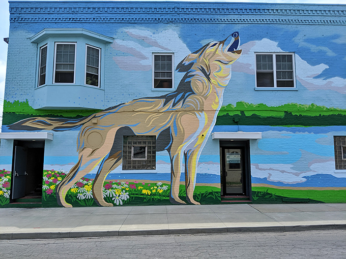 The unassuming exterior belies culinary greatness within&mdash;like finding Shakespeare performing in a gas station. That iconic fish logo promises delicious things to come.