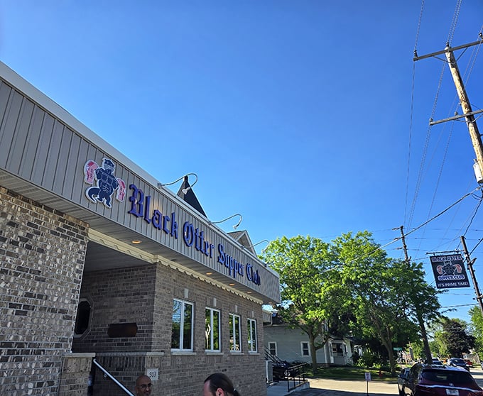 The unassuming brick exterior of Black Otter Supper Club hides a carnivore's paradise within. Like finding a treasure map in your grandma's attic.