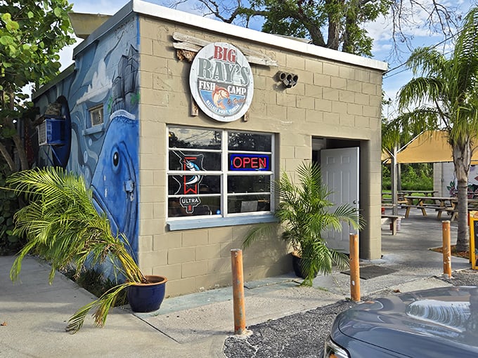 This unassuming beige building houses seafood treasures that would make Neptune himself swim upstream to Tampa for a taste.