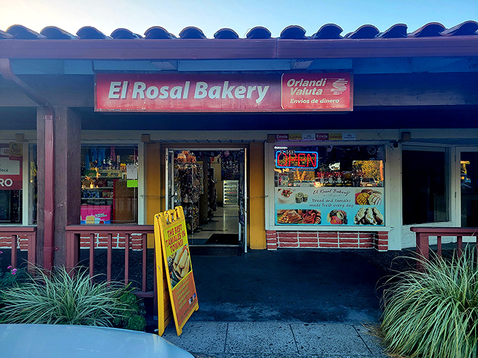 The bright yellow facade of El Rosal Bakery isn't just a building&mdash;it's a portal to flavor paradise. "Bread and tamales made fresh every day" isn't just a promise, it's a way of life.