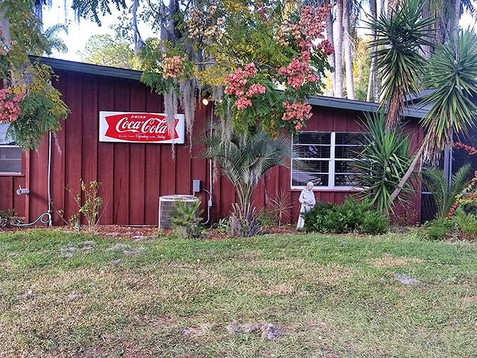The stone facade and green shingled roof welcome you like an old friend &ndash; rustic charm that promises something more authentic than your average roadside eatery.