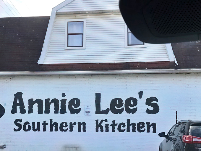 The unassuming white exterior of Annie Lee's Southern Kitchen proves once again that culinary treasures often hide in plain sight.