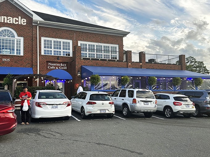 The unassuming brick exterior of Nantucket Grill hides culinary treasures within, like finding a Rolex in your uncle's sock drawer.