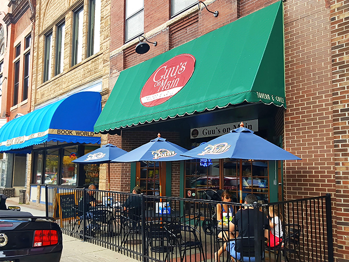 The welcoming patio at Guu's on Main invites passersby to pull up a chair and join the Stevens Point tradition of good food and better company.