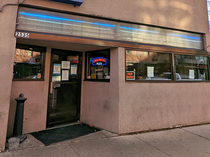 The unassuming tan exterior of Blue Moon might not scream "culinary destination," but as any food explorer knows, the plainest packages often hide the greatest treasures.