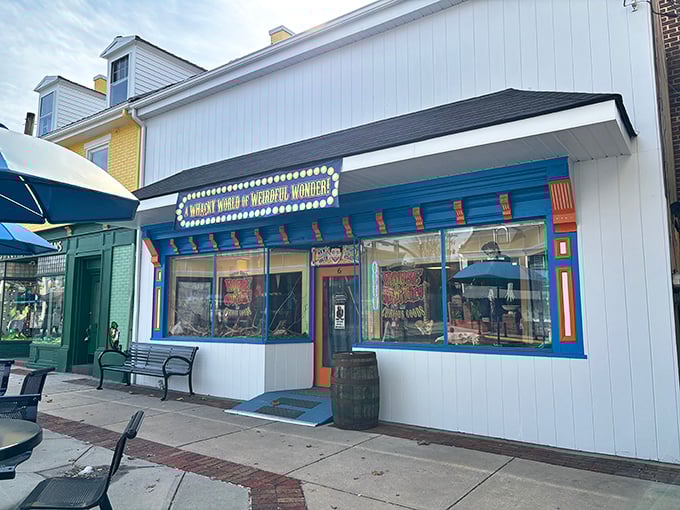 The cheerful blue facade of this Elizabethtown odditorium belies the delightfully disturbing wonders waiting inside. Small-town charm meets macabre curiosity.