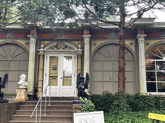 The classical fa&ccedil;ade of VAMPA belies what lurks within &ndash; like finding a portal to the supernatural disguised as your neighbor's fancy porch.