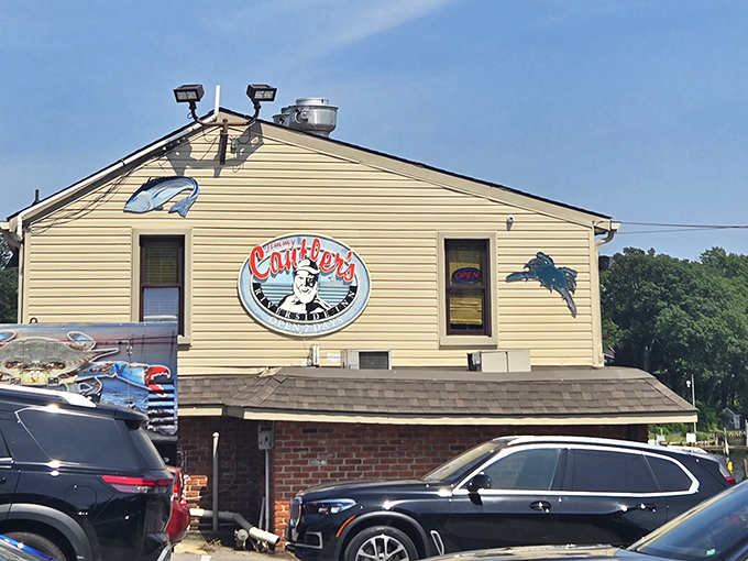 The unassuming yellow exterior of Cantler's might fool you, but locals know this humble building houses seafood treasures worth the winding drive.