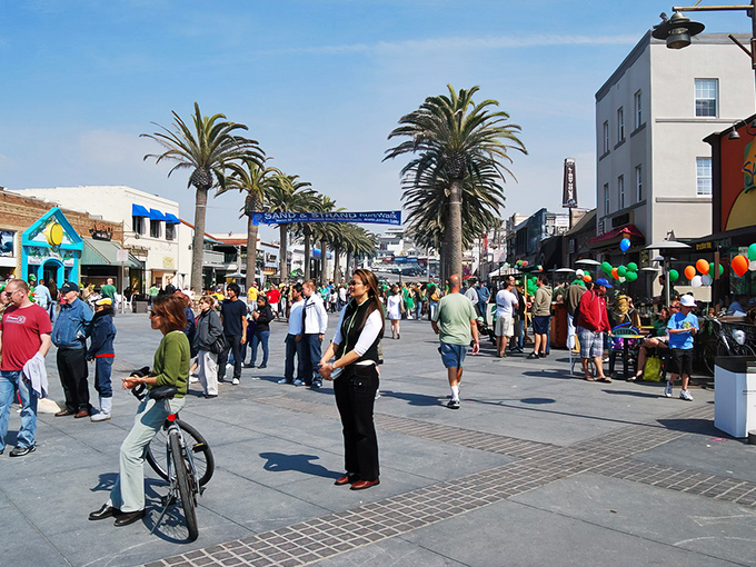 Where beach volleyball meets beachside brunch: Hermosa's shoreline bustles with locals who've mastered the art of sun-soaked multitasking.