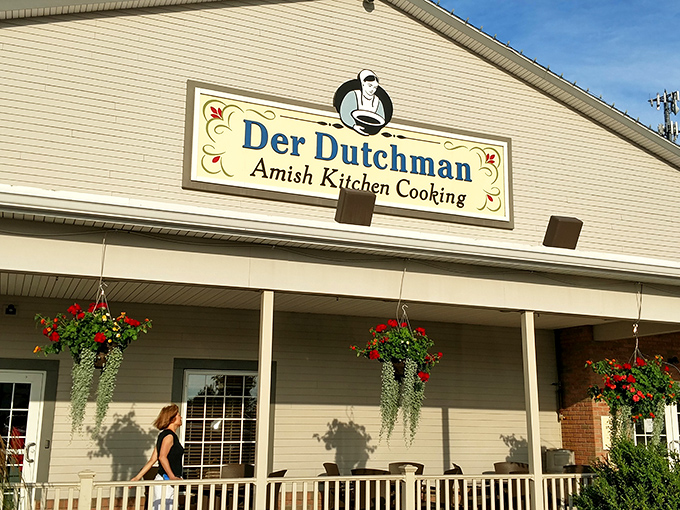 Der Dutchman's welcoming facade might look modest, but inside awaits an Amish food paradise that's been satisfying hungry travelers and locals alike since 1969.