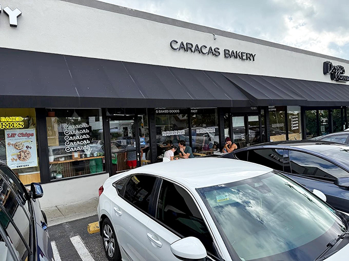 The unassuming storefront of Caracas Bakery on Biscayne Boulevard hides a Venezuelan treasure trove that proves the best things in life don't need flashy neon signs.