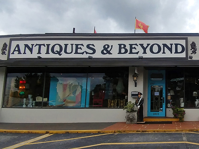 The unassuming storefront of Antiques & Beyond belies the wonderland of treasures waiting inside. Atlanta's best-kept secret sits proudly on Cheshire Bridge Road.