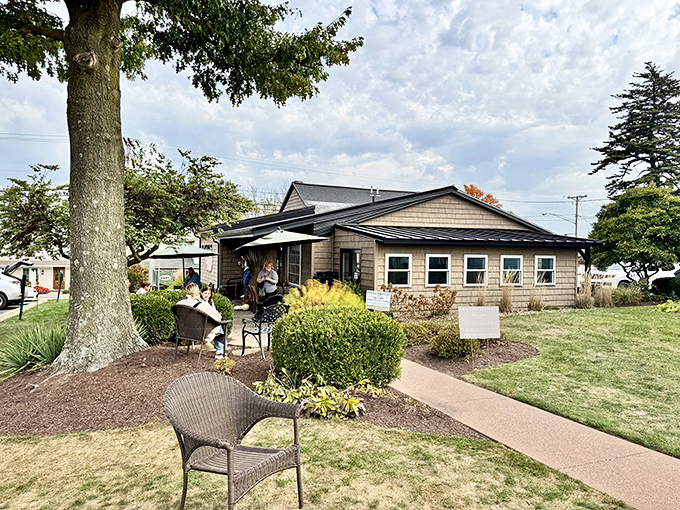 The unassuming exterior of Rebecca's Bistro proves once again that culinary treasures often hide in plain sight. Ohio's Amish Country keeps its secrets well.