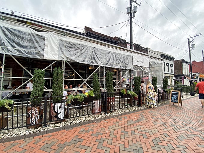 Brick and charm: Lulu's unassuming exterior in Richmond hides culinary treasures that locals have been trying (and failing) to keep secret for years.