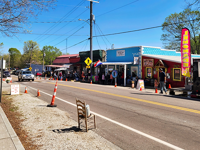 Main Street Caledonia whispers stories of a simpler time, where historic storefronts stand as guardians of small-town charm.