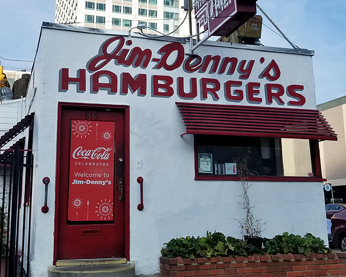 The iconic white exterior with that unmistakable red door is like finding a time capsule in downtown Sacramento&mdash;small in size but enormous in character.