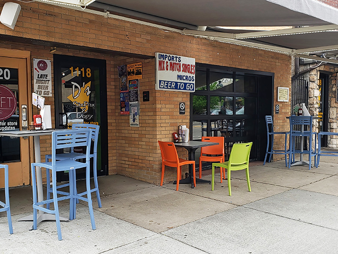 Stone-faced and unassuming, this hot dog haven's exterior is like that quiet kid in high school who turned out to be the most interesting person at the reunion.