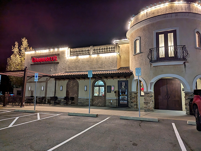 Giammarco's warm, stucco exterior welcomes you like an old friend, with a cozy patio that practically whispers "stay awhile" on Ohio summer evenings.