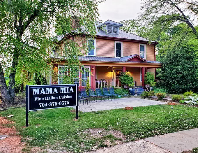 This charming Victorian house proves that the best Italian food often hides behind the most unassuming facades.