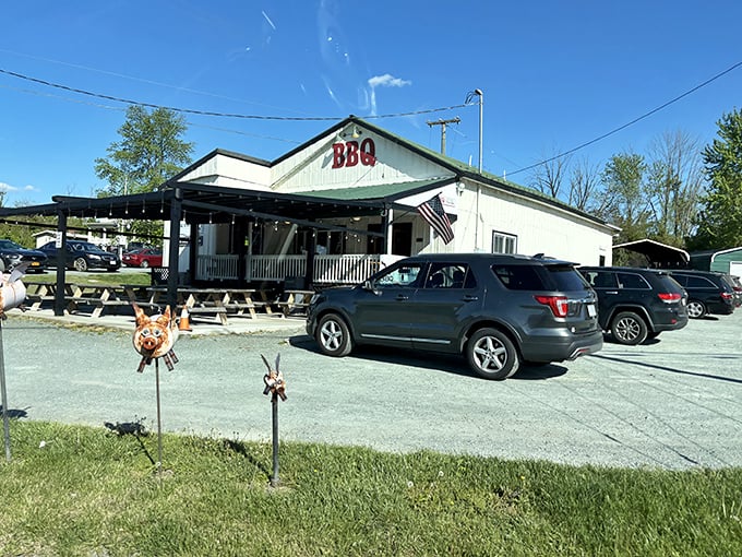 The unassuming exterior of BBQ Exchange belies the smoky magic happening inside. Like finding a treasure map in your attic, this place promises delicious adventure.