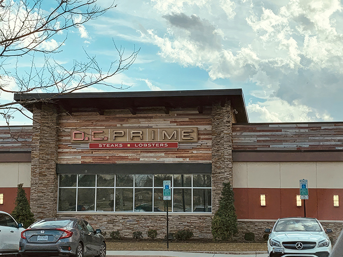 The unassuming exterior of DC Prime belies the carnivorous paradise within. Like finding a diamond in a suburban shopping center.