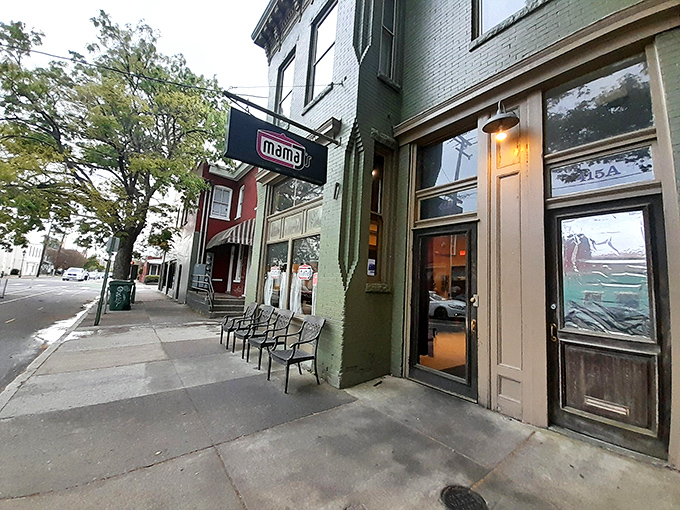 The unassuming green brick exterior of Mama J's belies the culinary treasures within. Like finding a diamond in your grandmother's cookie jar.