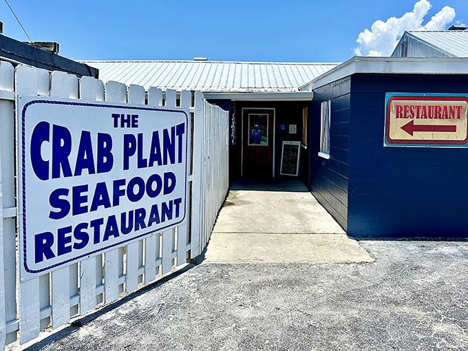 The unassuming blue exterior of The Crab Plant is Florida's version of a treasure map &ndash; X marks the spot where seafood dreams come true.