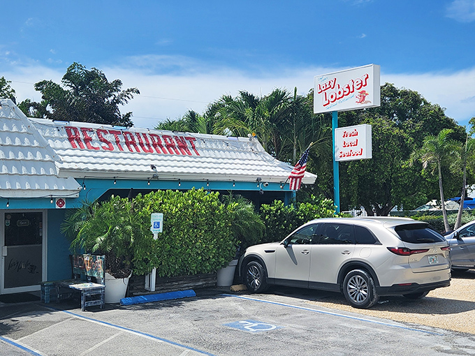 The unassuming exterior of Lazy Lobster hides culinary treasures within. Like finding a pearl in an oyster, this Key Largo gem rewards those who venture inside.