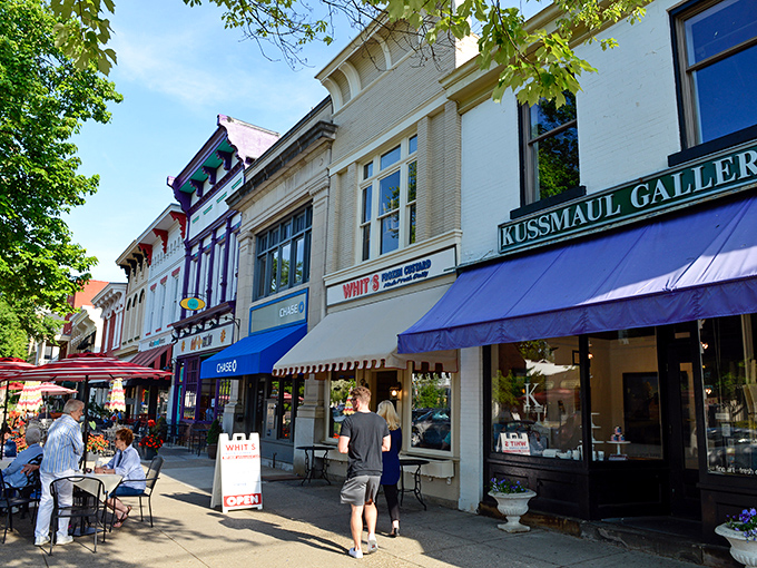 Broadway's historic storefronts prove that charm doesn't need a marketing budget to work its magic.