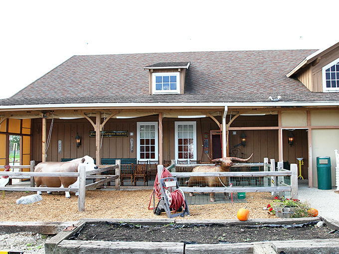 That railroad crossing sign isn't just decoration &ndash; it's your first hint that culinary magic awaits inside.
