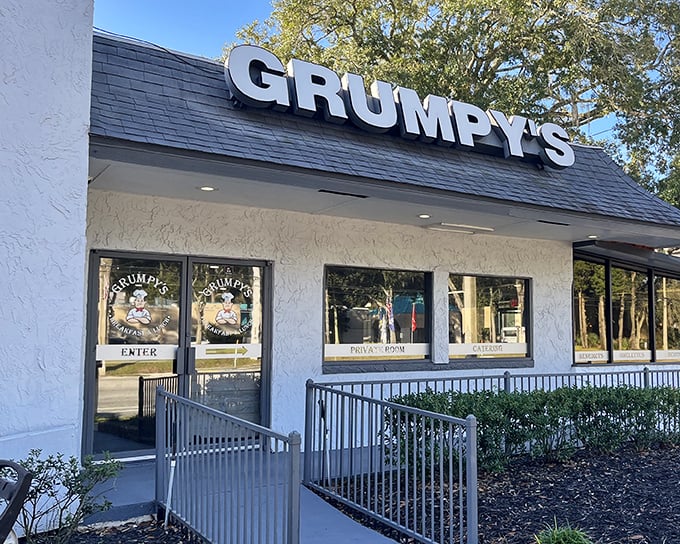 The humble exterior of Grumpy's belies the breakfast magic happening inside. Don't let the name fool you&mdash;only the food is seriously worth getting grumpy over.
